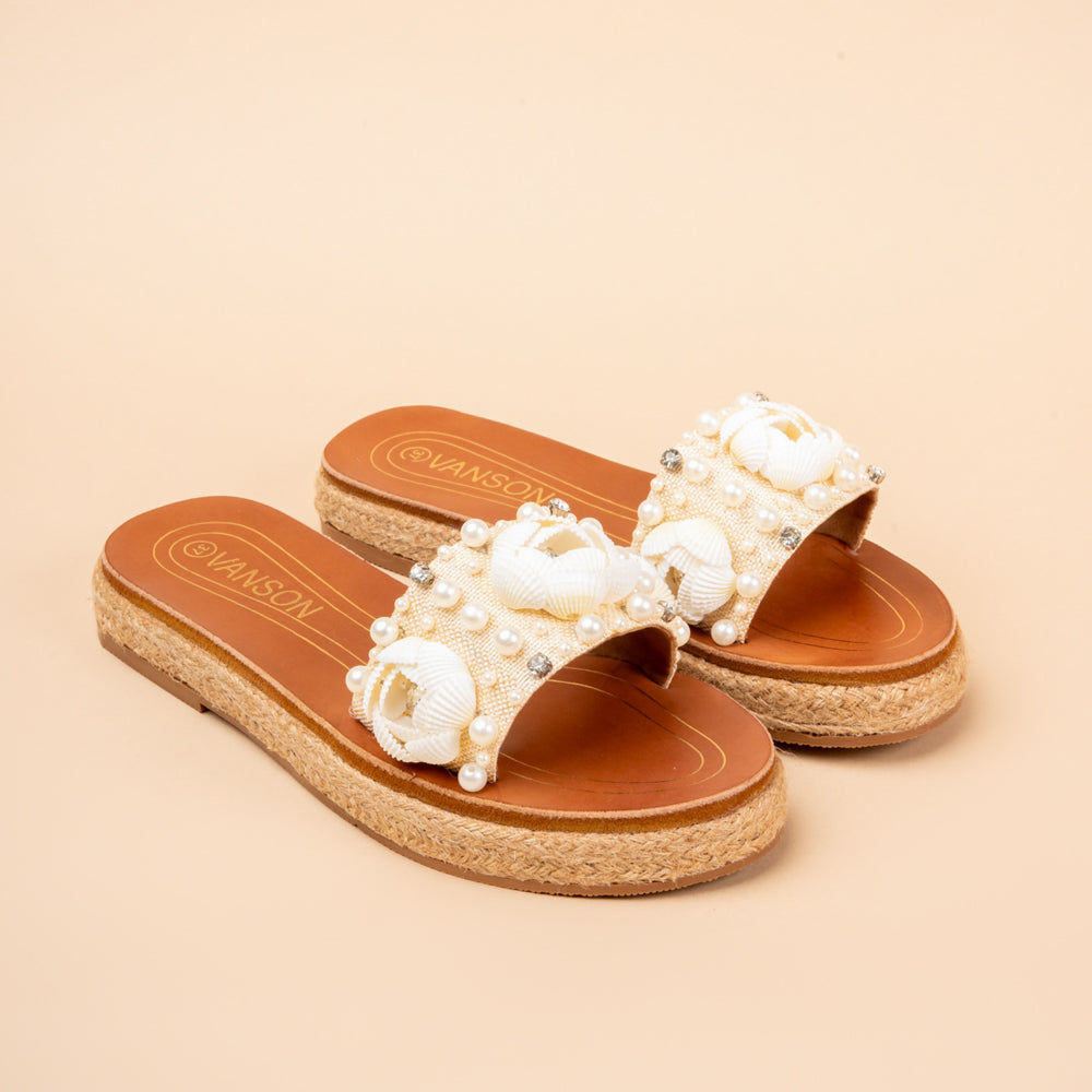 Shelly Denim platform Espadrille Slippers – Vanson - Shop Footwear ...